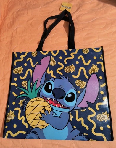 Disney STITCH Reusable Black Jumbo Shopping Gift Bag with Handle🆕🆓 ...