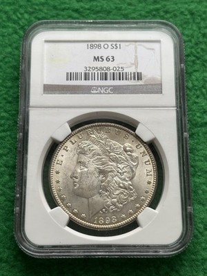 1898-O Morgan Silver Dollar - NGC MS 63 - Sweet Look! Check it out! | eBay