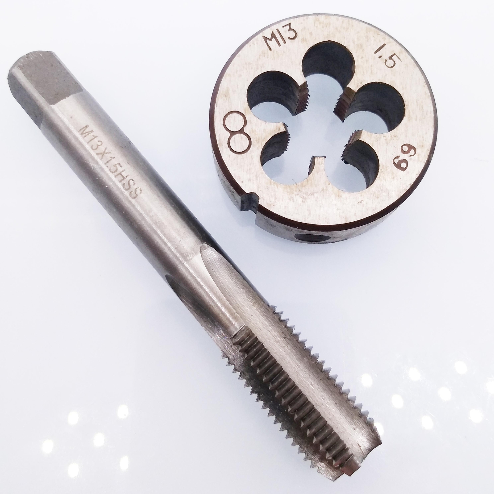 HSS M13 x 1.5mm Tap & M13 x 1.5mm Die Metric Thread Right Hand | eBay