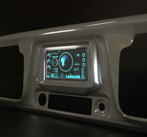 1967-1972 Chevrolet C10 Truck, K5 Blazer & GMC Double DIN Radio Bezel ...