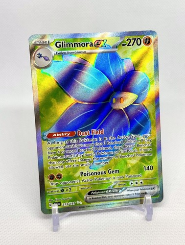 Pokémon TCG Glimmora ex SV03 Obsidian Flames 213/197 Holo Ultra Rare ...
