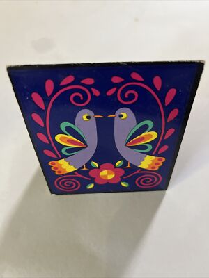 Birds and Flowers Japanese Triangle Shaped Matchbox with Matches | eBay ...