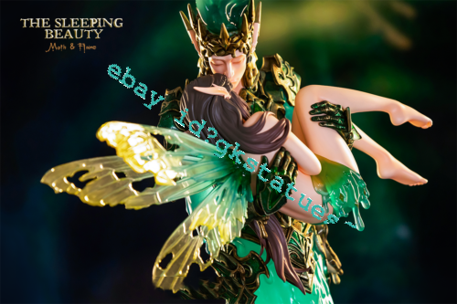The Sleeping Beauty Moth Flame Green Resin Statue Pre-order H53.4cm ...