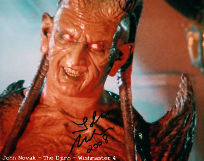 John Novak Wishmaster 4 Actor Hand Signed Autograph 8x10 Photo | eBay