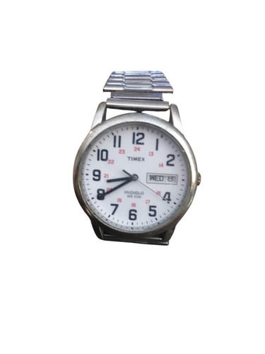 Timex Indiglo Men's Wrist Watch Quartz WR30m Stainless Steel | eBay