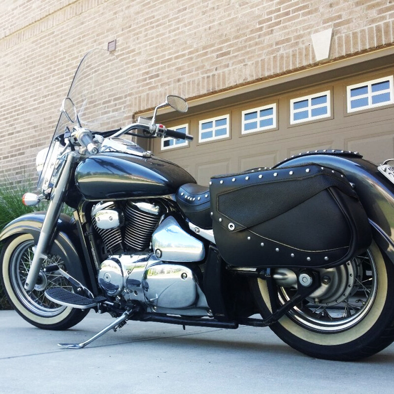 Chrome Battery Side Fairing Covers For Suzuki Boulevard C50 Boss C50B ...