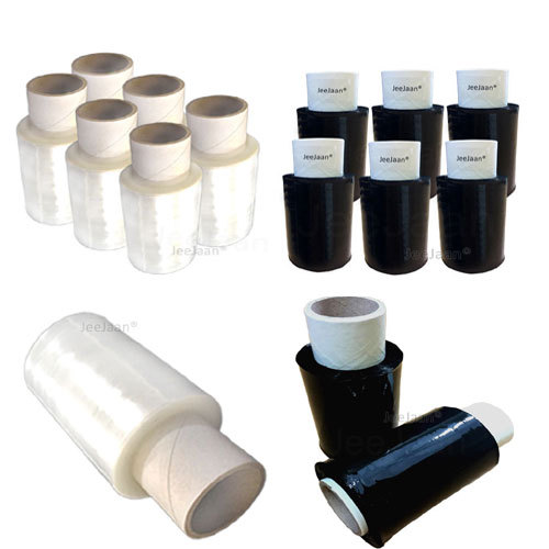 Strong Mini Handy Wrap Clear Black Pallet stretch Shrink Wrap Film ...