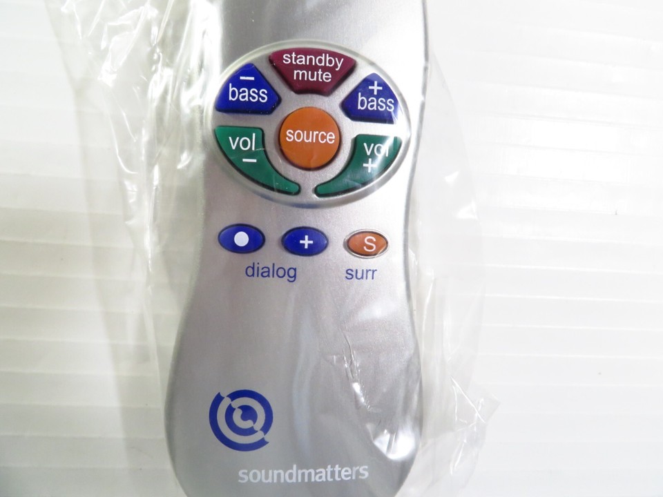 SoundMatters MainStage HD Remote Control, NEW SEALED, FREE 2-3 Day Ship ...