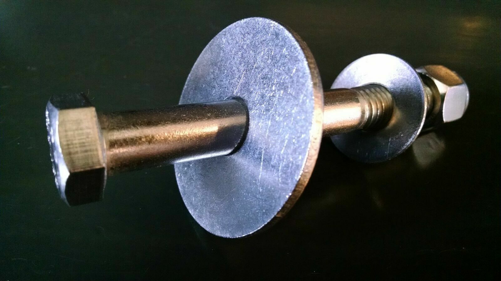 Set of (4) Stainless Outboard Transom 4" Mounting Bolts Washers Lock ...