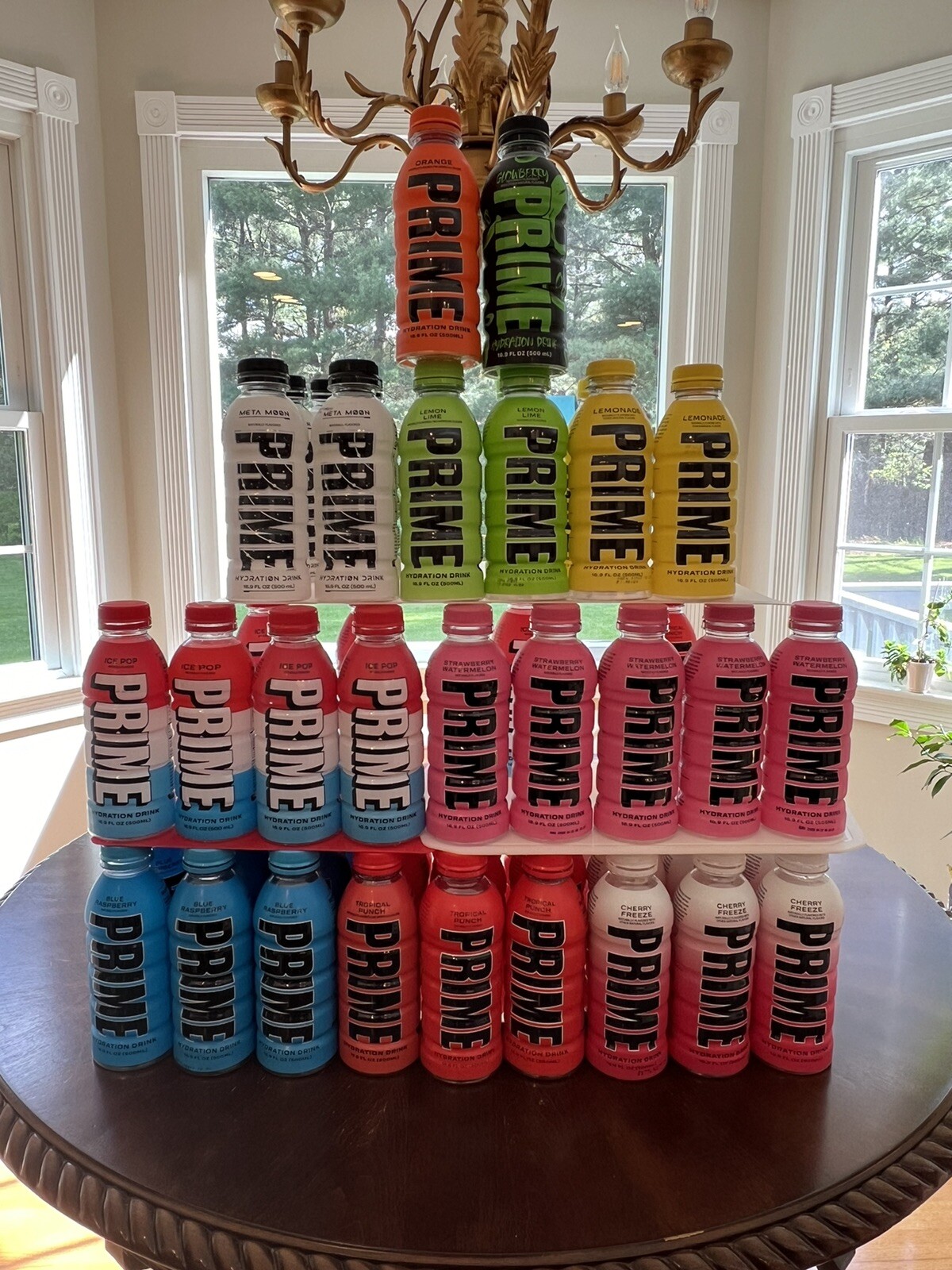 60 Prime Hydration EMPTY Bottles Collectors Lot Some Discontinued ...