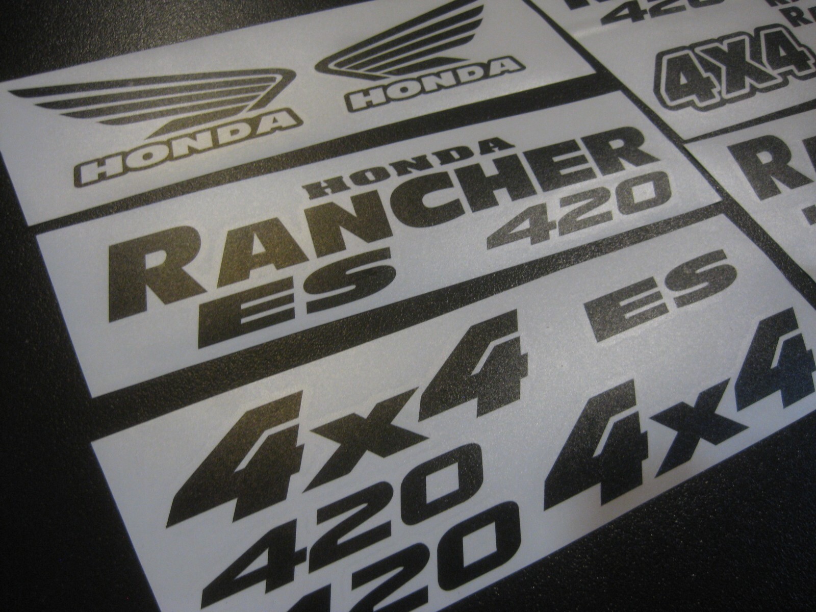 Decal Sticker Graphics Kit for Honda 420 Rancher AT/ES Plastics | Gloss ...