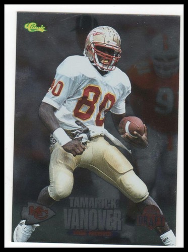 1995 Classic NFL Rookies #49 Tamarick Vanover Silver | eBay
