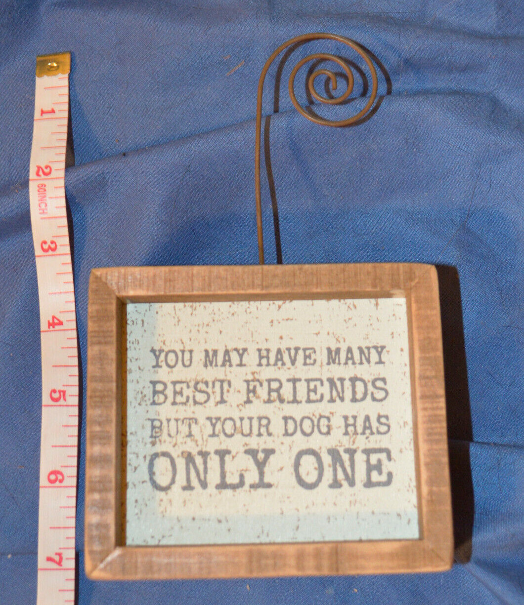 Primitives by Kathy Block Style Dog Sign