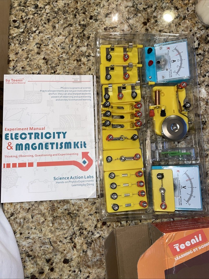 Electromagnetism Lab Kit Experiments Teenii Science Kit Ages 8 ...
