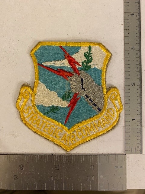 ORIGINAL/AUTHENTIC US Air Force STRATEGIC AIR COMMAND Crest Patch ...