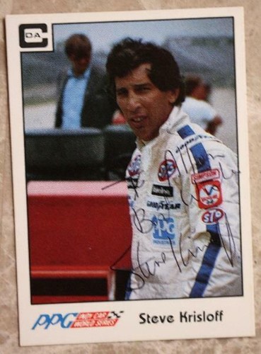 Indy 500 Driver Steve Krisiloff signed autographed 1984 A & S Racing ...