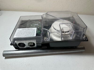 Simplex 4098-9756 Fire Alarm Air Duct Sensor Housing and Smoke Detector ...