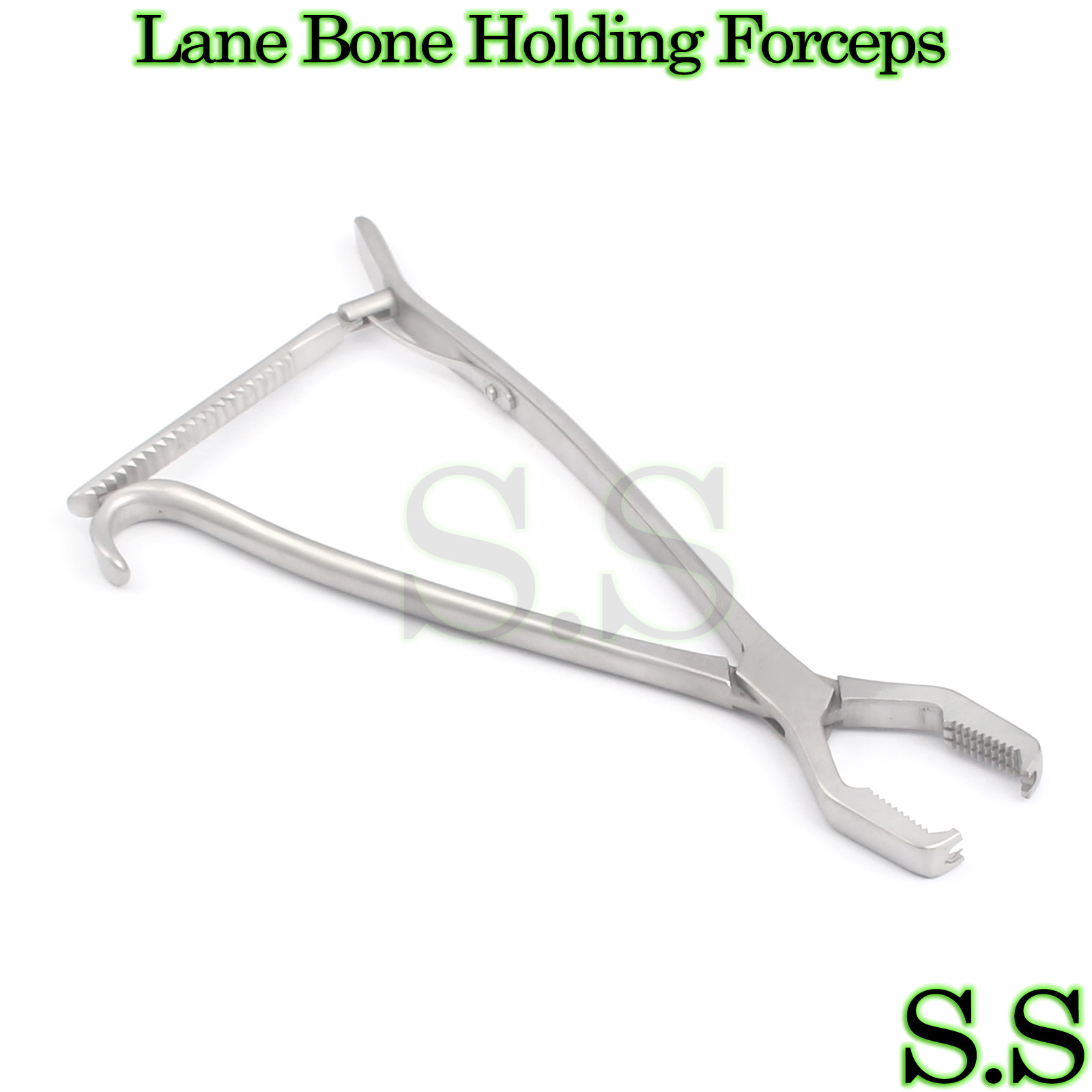 LANE Bone Holding Forceps 13" With Ratchet Orthopedic Surgical ...