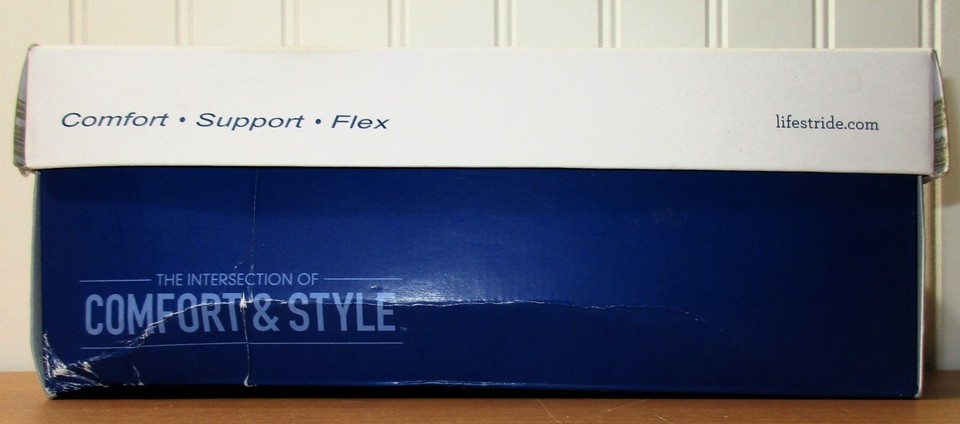 Lifestride Women's Intra Flex Slip On Comfort Flats Black Fabric Memory ...