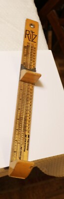 Vintage Ritz Wood Foot And Shoe Measure Stick | eBay