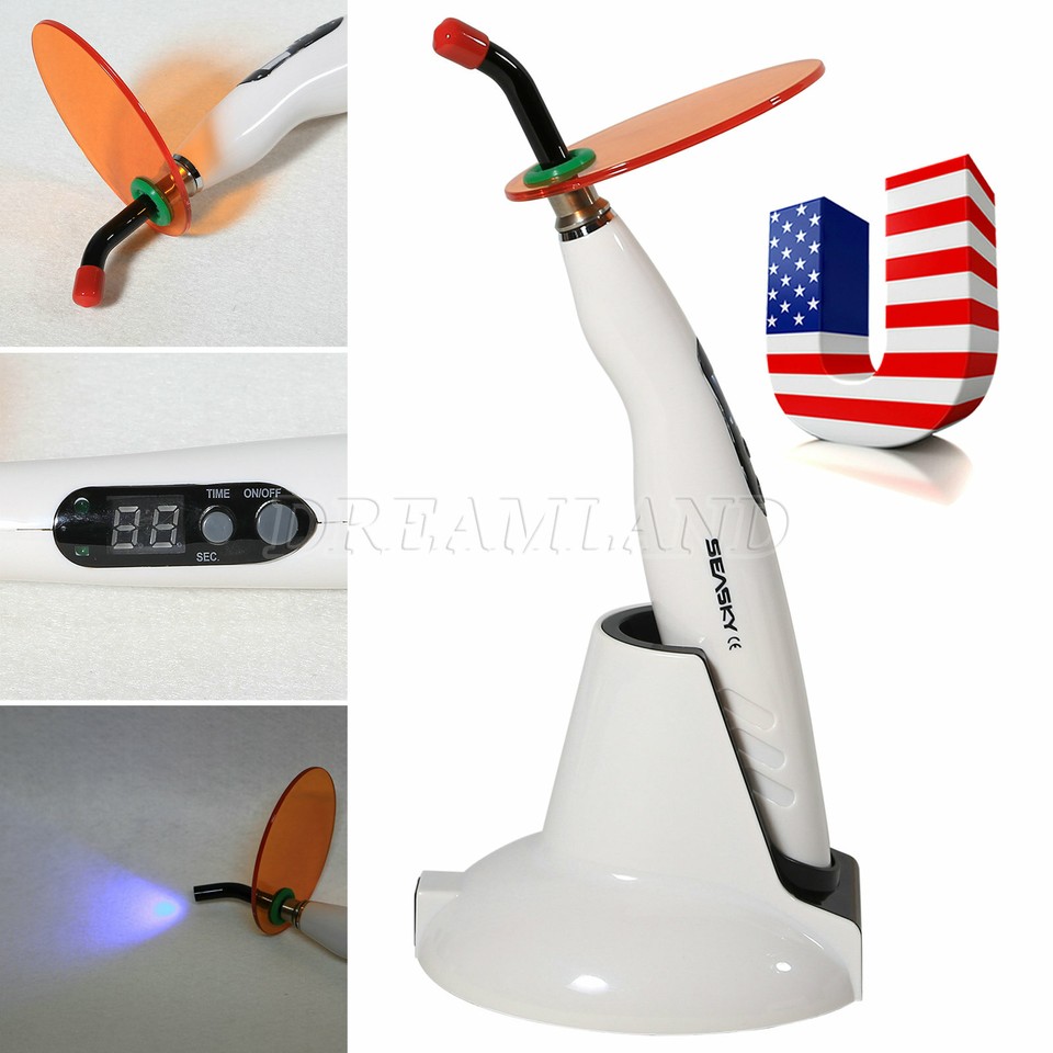 Dental LED Curing Light Cure Lamp LED-B Cordless Composite Resin 1/10 x ...