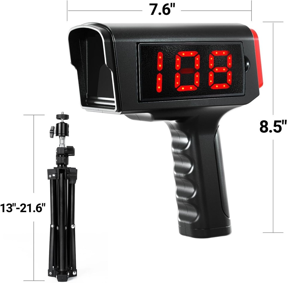 Baseball Radar Gun - Speed Sensors Baseball Speed Training Equipment ...
