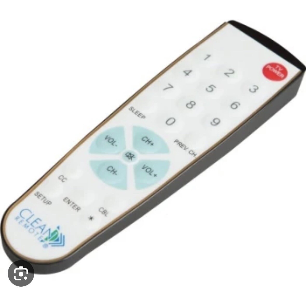 2 Clean Remote Spillproof Universal TV Control CR3BCB for sale online ...