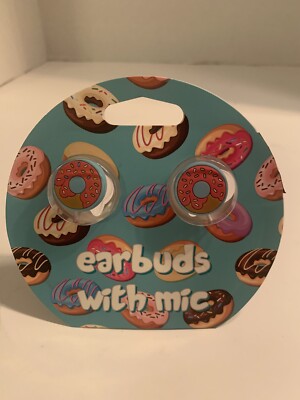 TECH 4 YOU Donut EARBUDS With Microphone Earphones earbuds -New | eBay