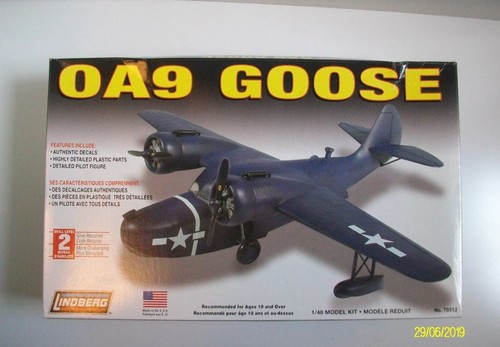 Lindberg 70512 Model Kit Oa9 Goose 1/48 Utility Seaplane for sale ...