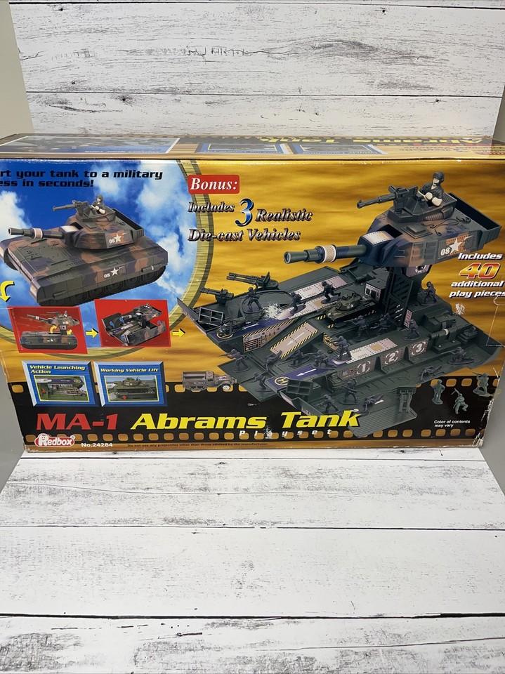 MA-1 Abrams Tank Playset with M48 Patton HH-60D Nighthawk by Redbox ...