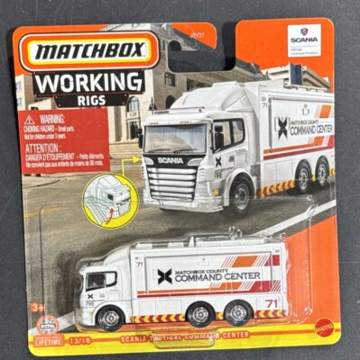 2024 Matchbox Working Rigs SCANIA TACTICAL COMMAND CENTER | eBay