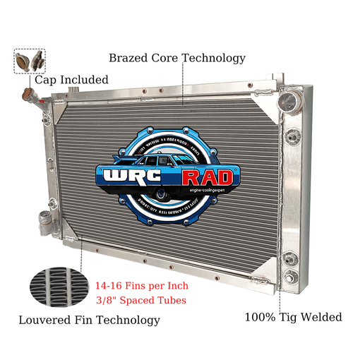 Radiator For 1988-1997 Nissan Patrol GQ Y60 4.2L Petrol TB42S TB42E 2 ...