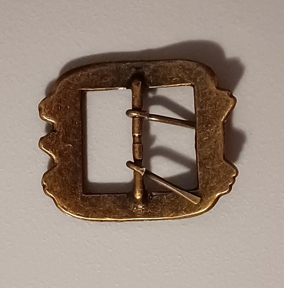 Vintage Belt Buckle With Decorative Rivets Tongue Type | eBay