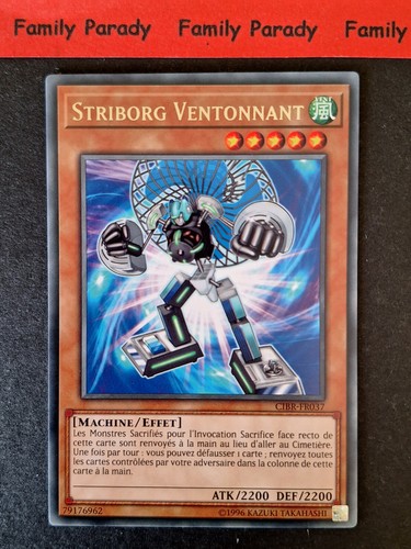 Striborg Ventonnant CIBR-FR037 Carte YuGiOh! Rare Français | eBay