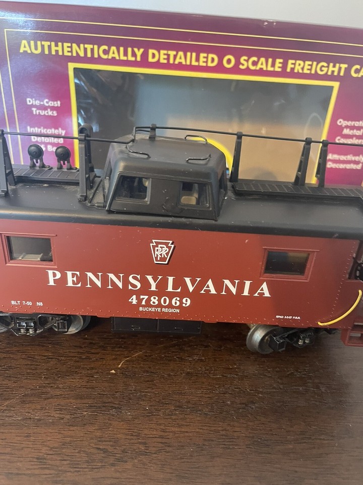 MTH PREMIER PENNSYLVANIA N-8 CABOOSE 20-91014! O SCALE TRAIN PRR ...