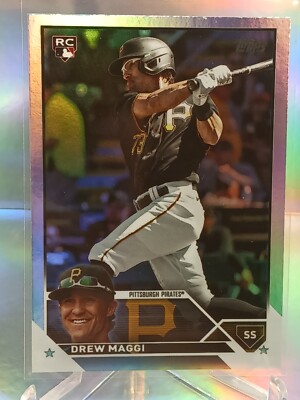 2023 Topps Update Rainbow Foil #US26 DREW MAGGI RC Pittsburgh Pirates ...