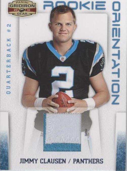 2010 Panini Gridiron Gear - Rookie Orientation Jimmy Clausen #30 ...