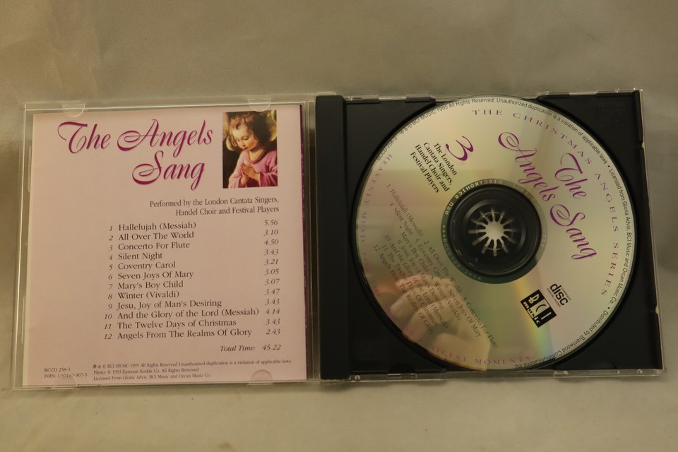The Angels Sang: The Christmas Angels Series (CD 1993 BCI Music ...