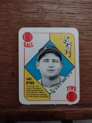 1951 Topps Red Back #8 Early Wynn Cleveland Indians READ | eBay