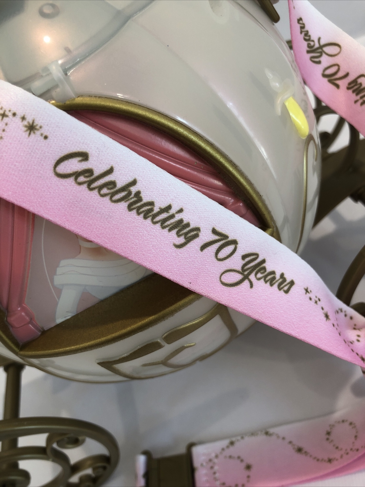 HTF Disneyland 70th Anniv. Cinderella Wedding Carriage Light Up Popcorn ...