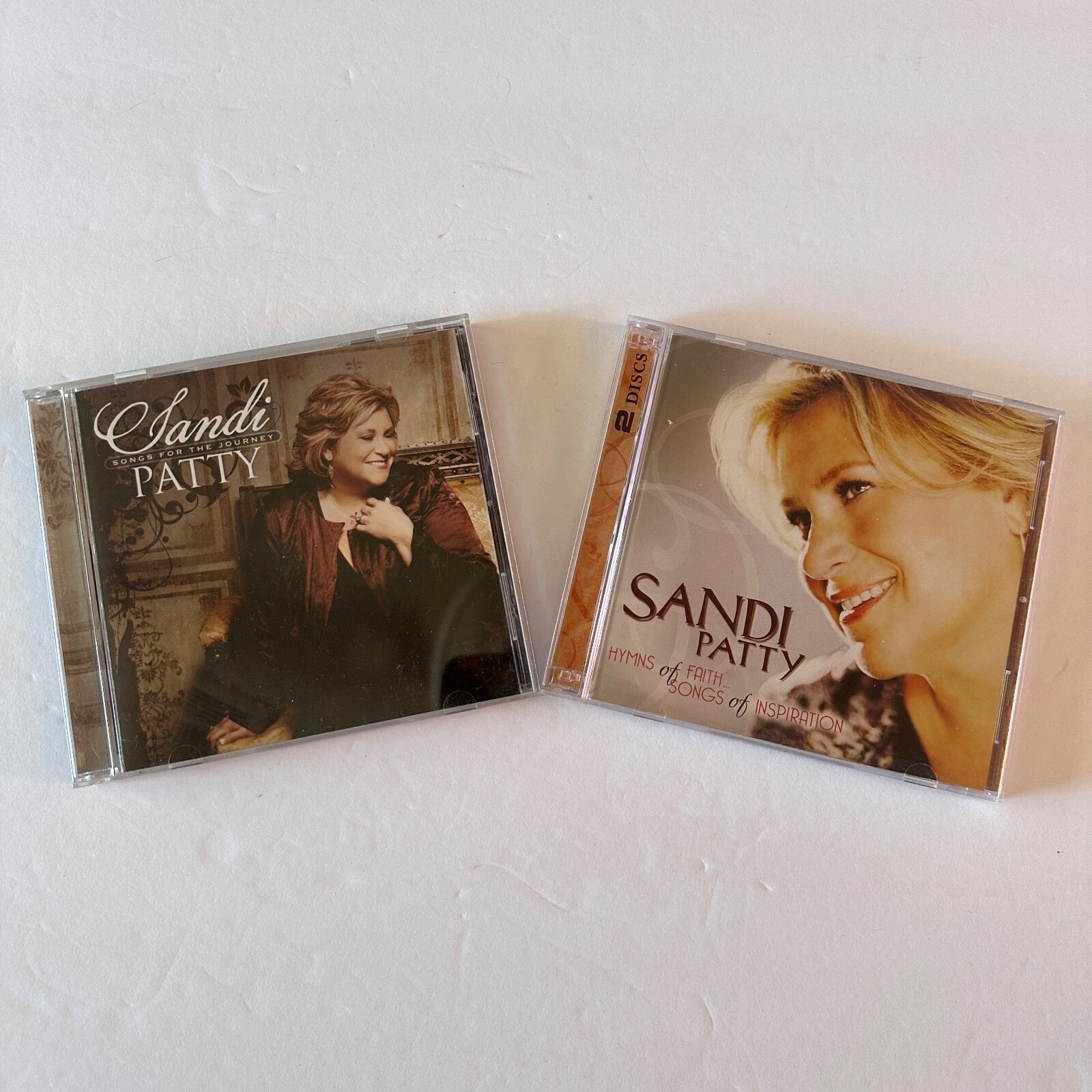 Sandi Patty 2 Audio CD Lot Songs For The Journey & Hymns of Faith ...