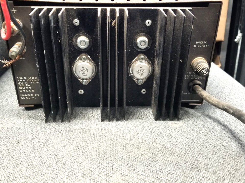 Astron RS-20M DC Linear Power Supply w cables | eBay