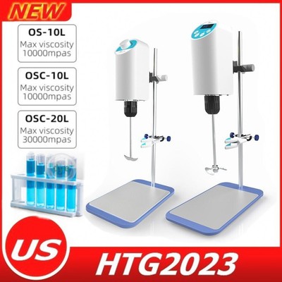 Digital Electric Overhead Stirrer Mixer Agitator Homogenizer 10L /20L ...