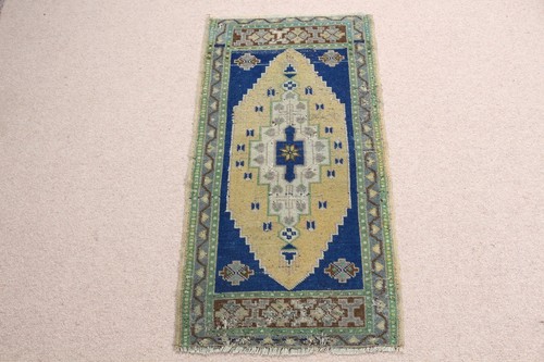 1.7x3.1 ft Small Rug, Vintage Rug, Oushak Rugs, Anatolian Rug, Turkish ...