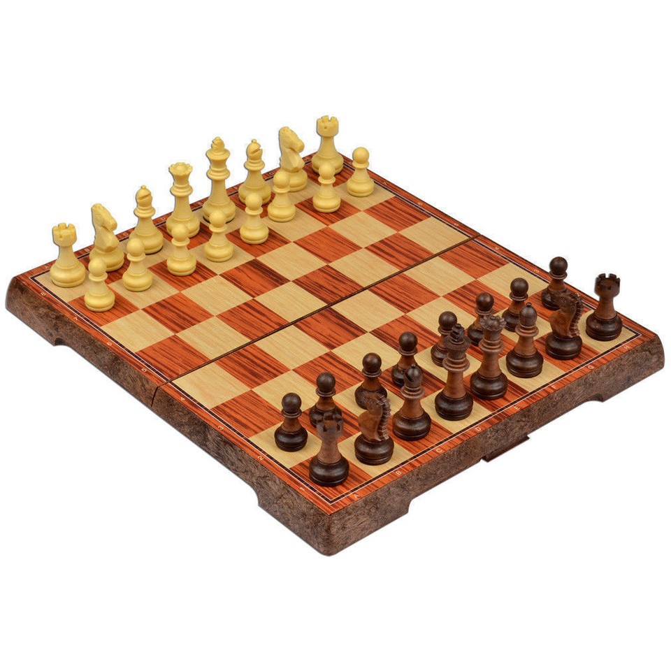 Magnetic Chess Set Standard Chess Travel International Chess Game Board ...