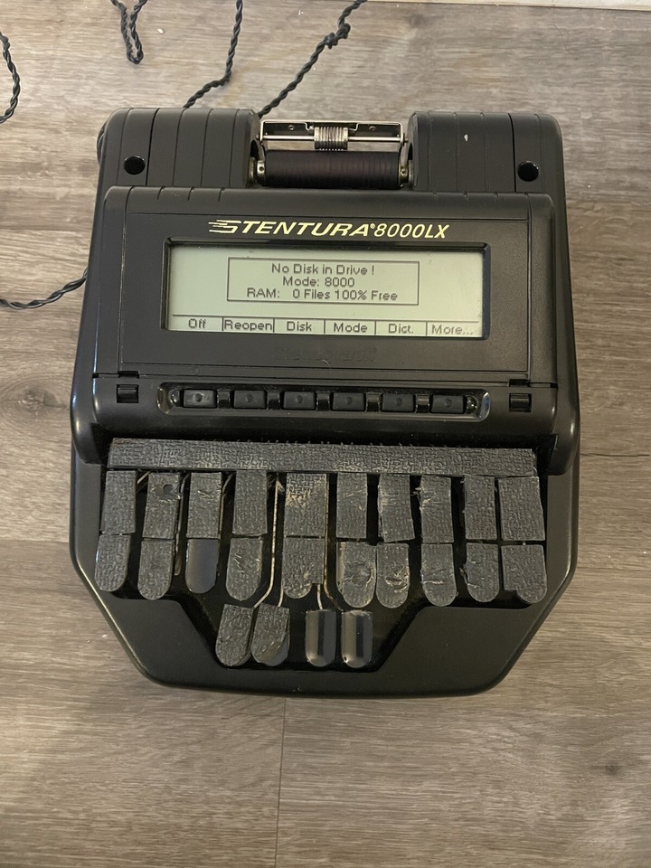 Stenograph Stentura 8000 LX's- Includes carrying bag and accessories ...
