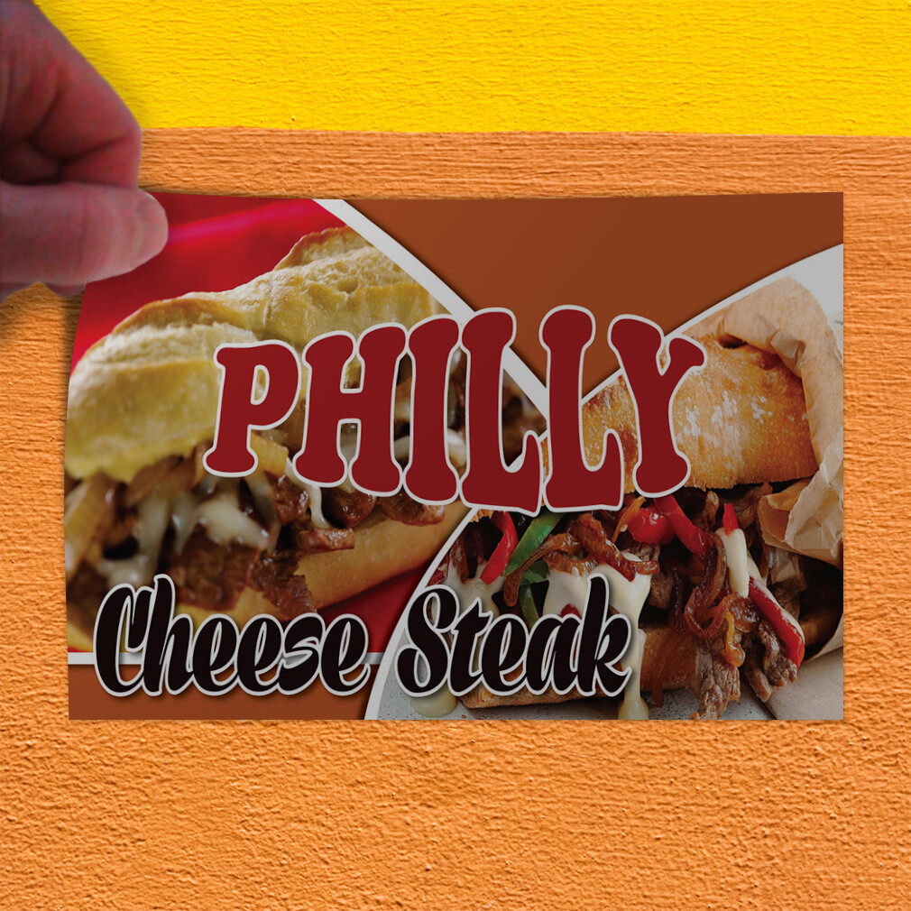 Decal Stickers Philly Cheese Steak Advertising Printing A Vinyl Store ...