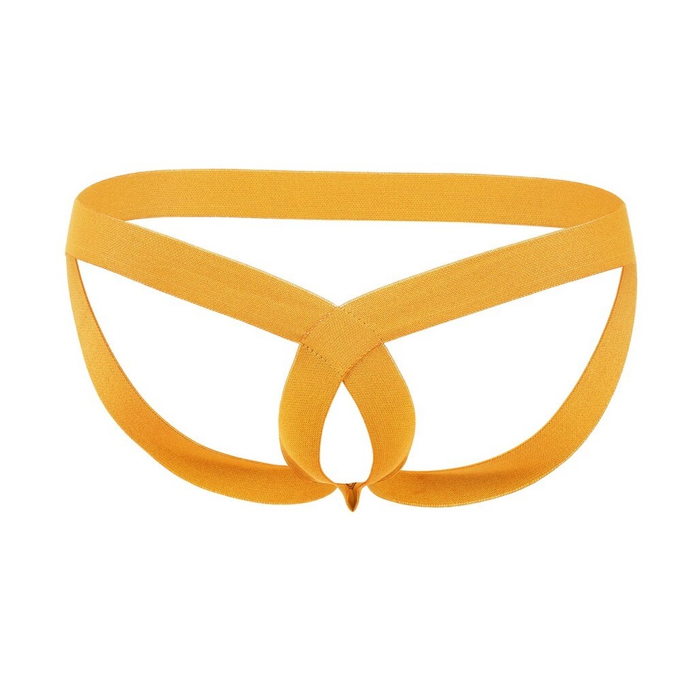 Men's G String Pouch Jock Strap Enhancer Bandage Mention Ring Briefs ...