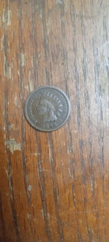 1898 Indian Head Penny Brown Color and Good Shape | eBay