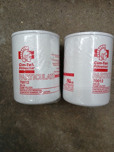 70012 Cim-Tek 300-30 Pump Filter | eBay